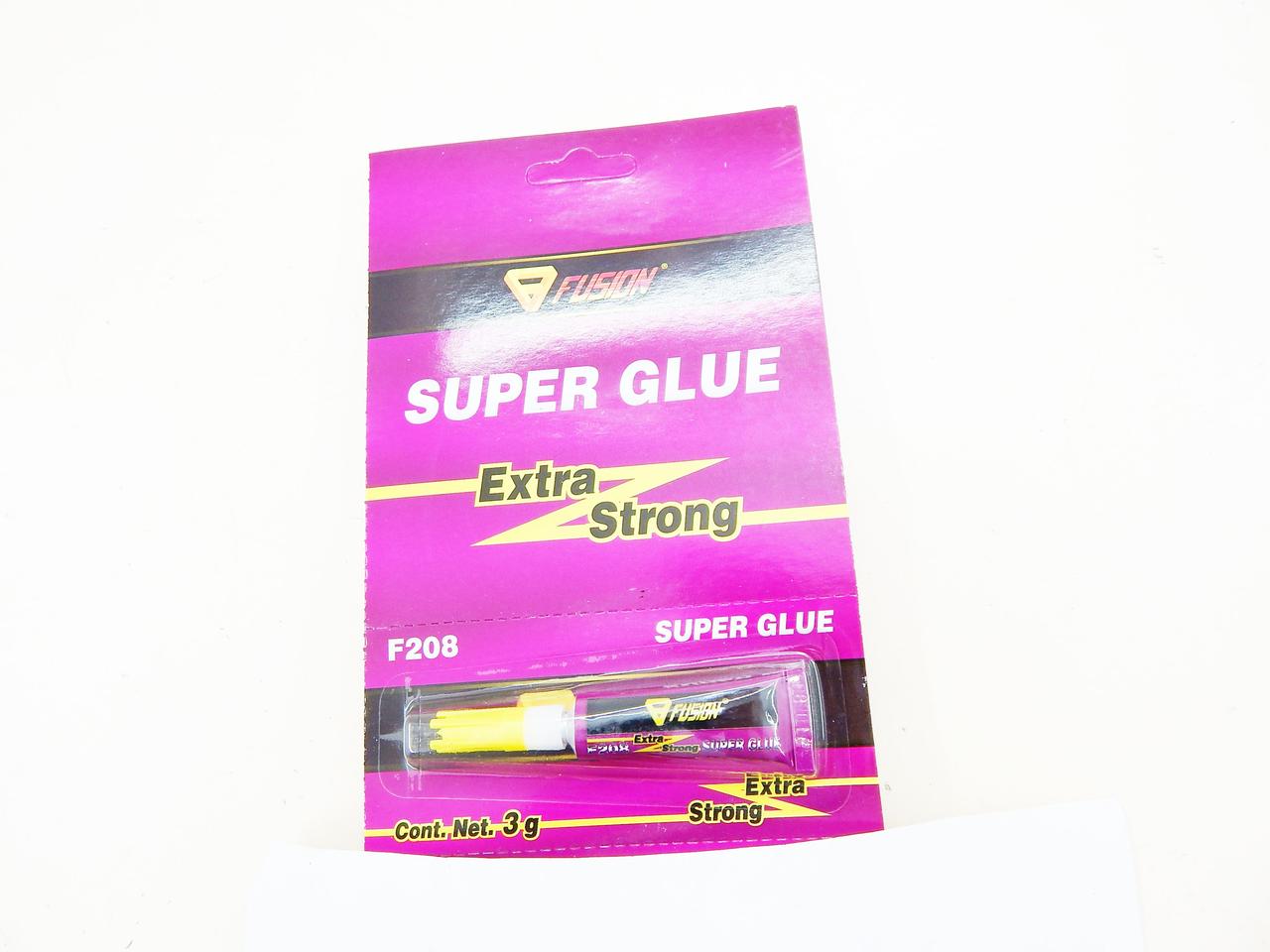 Супер клей SUPER GLUE 3г (пр-во FUSION Германия) ФЮ F208, ціна: 29 ...