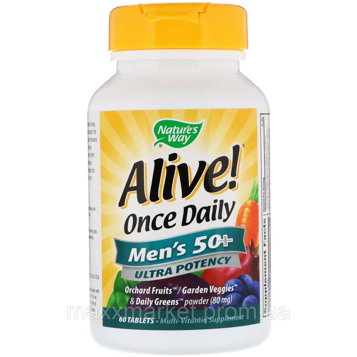 Мультивитамин для мужчин 50+ Nature's Way Alive Once Daily Men's 50 ...