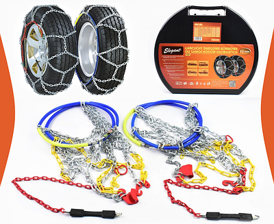 Ланцюги протиковзання на колеса Elegant KN-40 R13-R15 12 мм 2 шт (EL ...