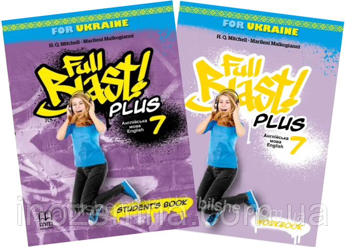 Full Blast Plus for Ukraine 7 Student`s book + Workbook НУШ (комплект) (ID#2368412683), ціна ...