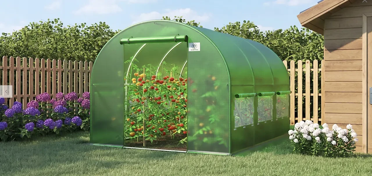 ПАРНИК для огорода: 6м2 (300х200х200см) Идеальная теплица для вашего ...