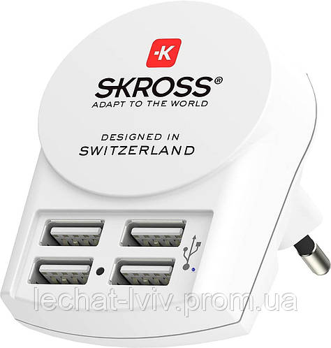 Сетевое З/У Skross Euro USB Charger 4xA (1.302422) (ID#2370944032 ...