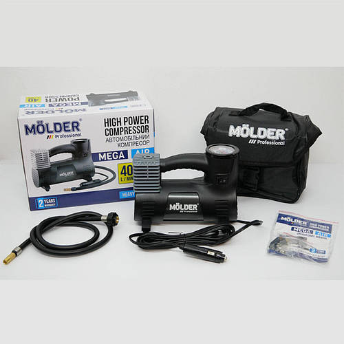 Компресор автомобільний Molder 12В, 10 Атм, 40 л/хв MA25120 (ID ...