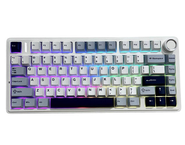 Клавиатура AULA F75 игровая,RGB подсветка,Hot Swap,3 режима подключения ...