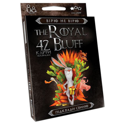 Карточная игра The ROYAL BLUFF RBL-01 на украинском языке Игрушки Xata ...