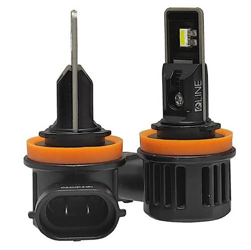 QLine TS Active H11 H8 5800K 56W 12000Lm 12-24V мини светодиодные автомобильные LED лампы (2 шт ...