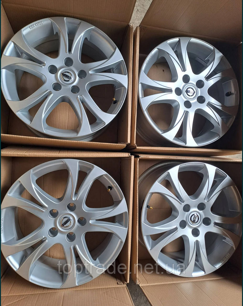 Автомобільні диски R17 Nissan (Renault) 17 дюймів 5x114.3 KBA 49765 (ID ...