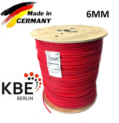 КАБЕЛЬ KBE SOLAR ДЛЯ СОНЯЧНИХ ПАНЕЛЕЙ 6 ММ (Червоний) (ID#2435247820 ...