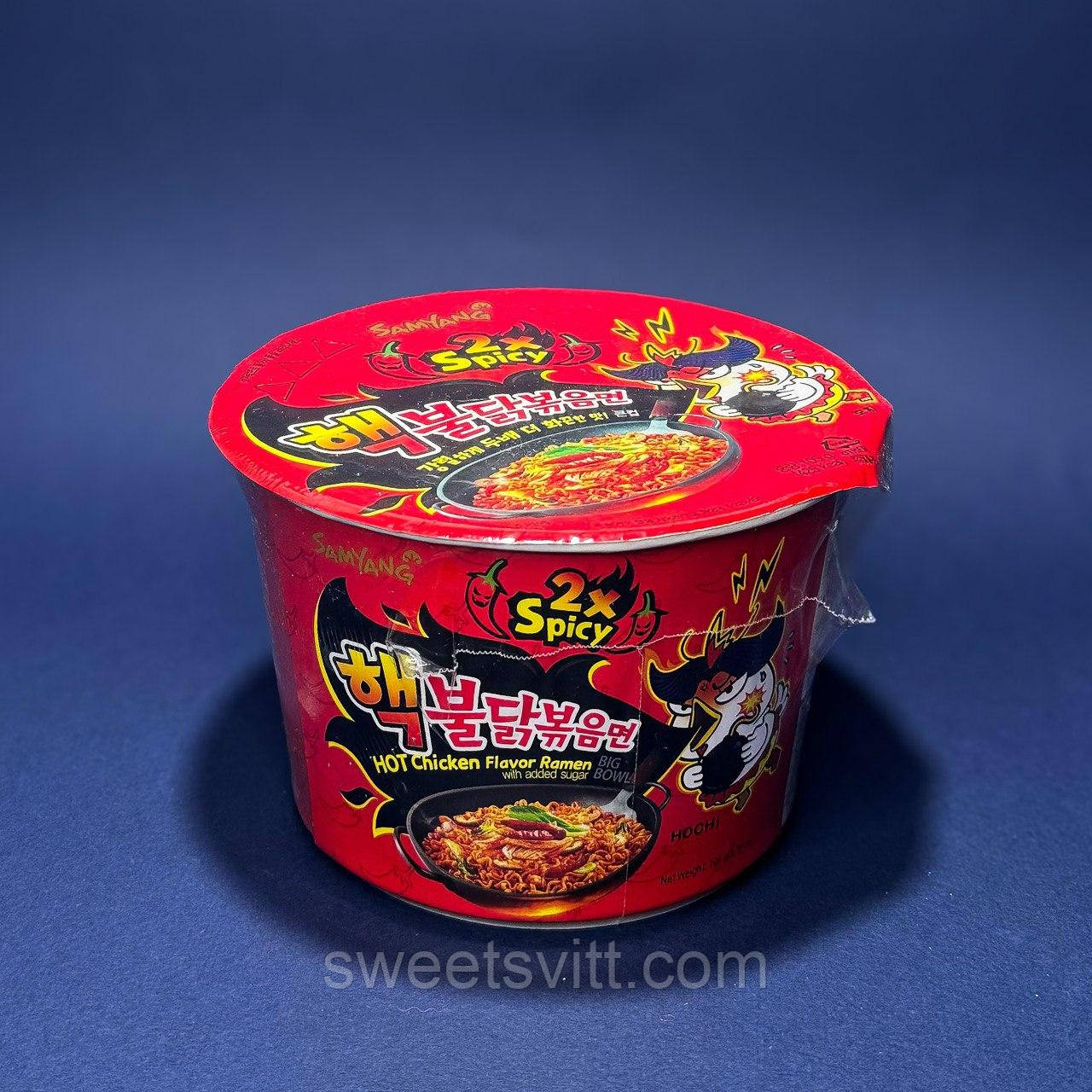 Локшина Buldak x2 Spicy в стаканчику Samyang 105 г, ціна: 240 ₴, купити ...