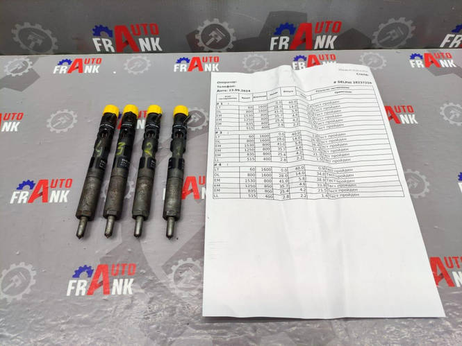 28237259, 166000897R Форсунка паливна 1.5dCi EURO5 DELPHI Renault ...