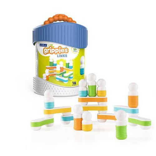 Магнитный конструктор, 16 деталей Guidecraft Grippies Links (ID#-1222330951024779682), цена ...
