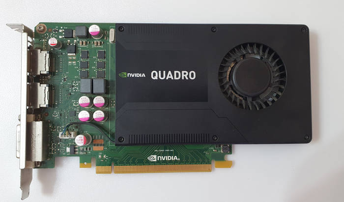 Дискретна відеокарта nVidia Quadro K2000, 2 GB GDDR5, 128-bit для встановлення у системний блок ...