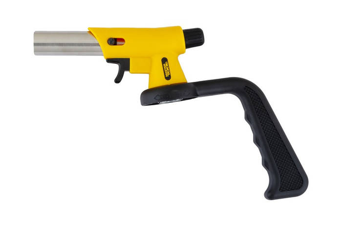 Пальник для газового балона MASTERTOOL GM "Вихор SAFE" п'єзопідпал Ø22 мм/1300°С з ручкою (44 ...