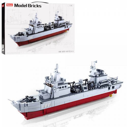 Конструктор Sluban Военный корабль M38-B0701 497 деталей (ID#2387796715 ...