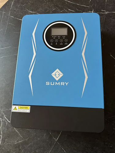 Покращенний Гібридний інвертор Sumry 3.8 кВт, 24В перетворювач напруги ...