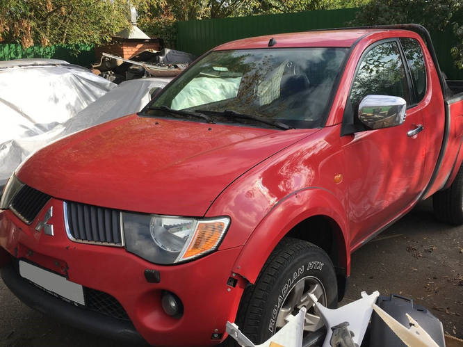 Кабина Mitsubishi L200 KB4T 2006-15 двухдверная леворульная голая (ID ...