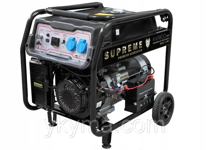 Бензиновый генератор Supreme (8.0/8.5 кВт, 25 л, 4-такт., однофазный ...