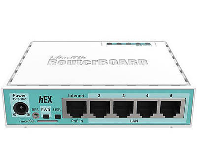 Маршрутизатор Mikrotik hEX S RB760IGS with Dual Core 880MHz MHz CPU ...