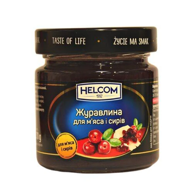 Соус журавлинний для м'яса та сиру Helcom Польща 210 г (ID#2376866948), ціна: 79 ₴, купити на ...