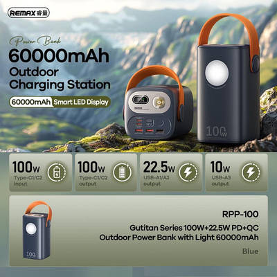 Power bank remax 60000 mah - купити недорого на Prom.ua: ціни, акції та відгуки | Україна, Київ