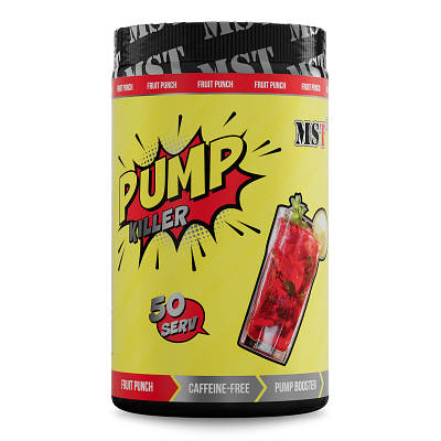 Передтренувальний комплекс без кофеїну MST Pump Killer (330 г, манго ...