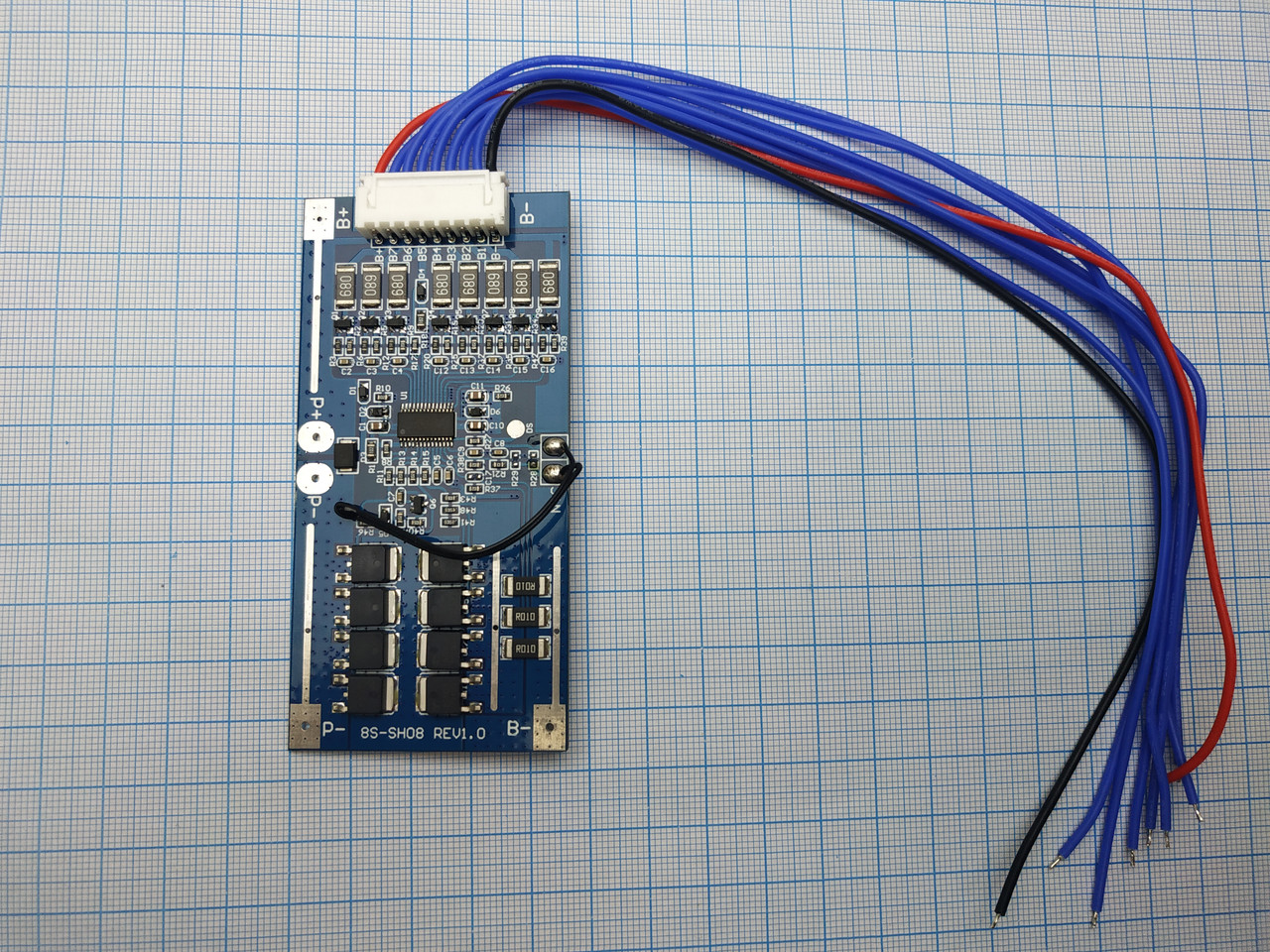 BMS контролер (плата захисту li-ion) 8S 25A з балансуванням HXYP-8S-SH08 (ID#2364450972), ціна ...
