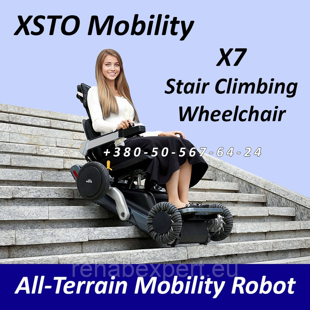 Вездеходный мобильный робот XSTO X7 Stair Climbing Wheelchair All ...