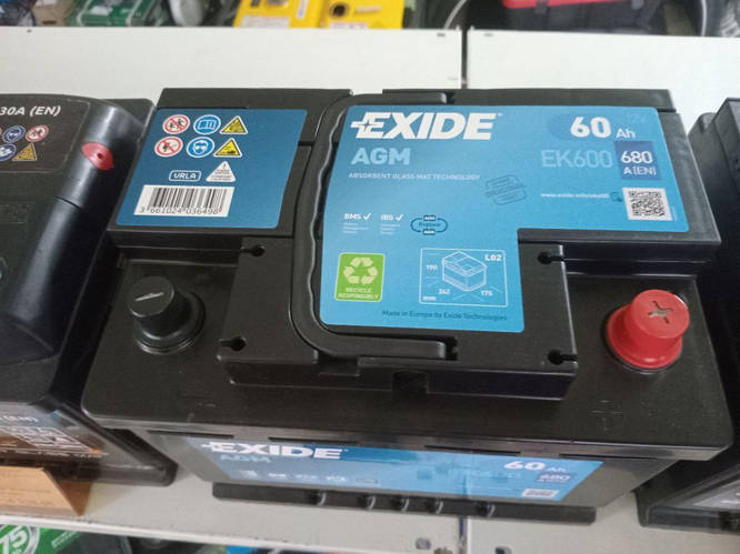 Exide AGM 6CТ-60 Евро (EK600) (ID#2379065982), цена: 4650 ₴, купить на ...