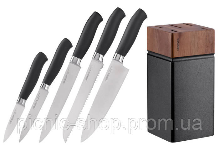 Набор ножей Ardesto Black Mars AR-2020-SW 6 предметов u (ID#2379590656 ...