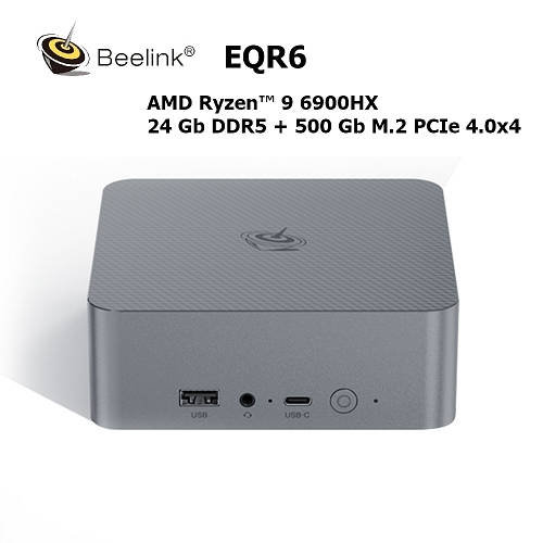 Beelink EQR6 Mini PC AMD Ryzen 9 6900HX, 24GB+500Gb (ID#2379657412 ...