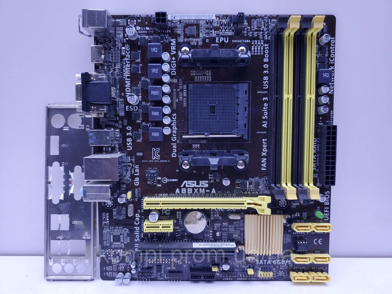 Материнская плата sFM2+ ASUS A88XM-A (Socket FM2+, DDR3, б/у) (ID ...
