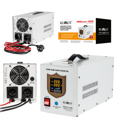 ДБЖ Перетворювач напруги KEMOT PROsinus 1000 12/230V (700/1000W ...