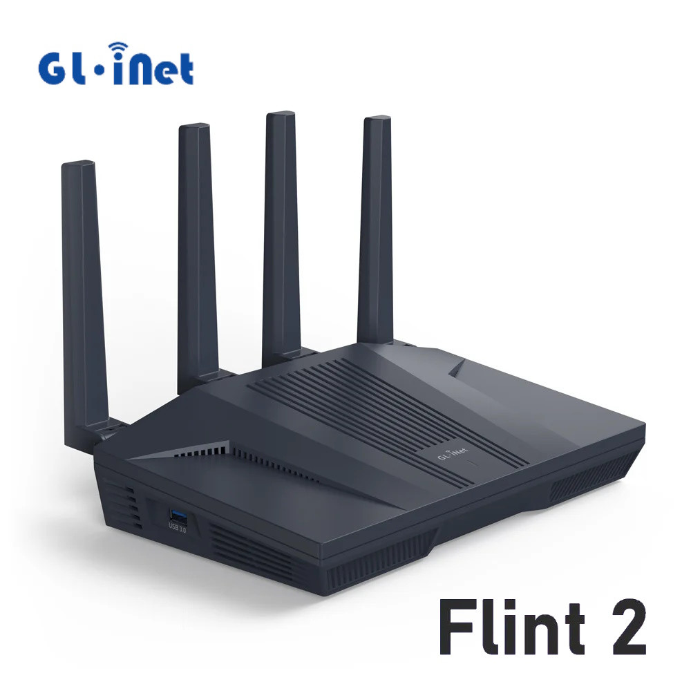 Маршрутизатор GL.iNet Flint 2 GL-MT6000 Wi-Fi 6 OpenWRT VPN роутер GL ...