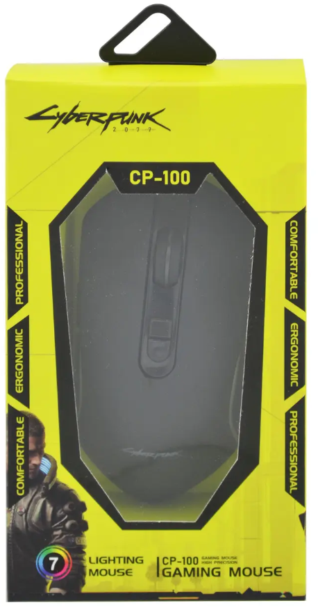 Дротова миша Cyberpunk CP-100 з RGB підсвічуванням USB (ID#2381413116 ...