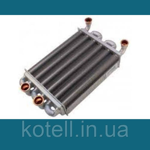 Теплообменник для газового котла Ariston Egis/AS/24 битермический ...