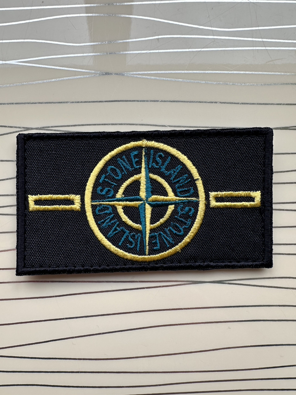 Патч «STONE ISLAND» на липучці, шеврон на липучці stone island (ID ...