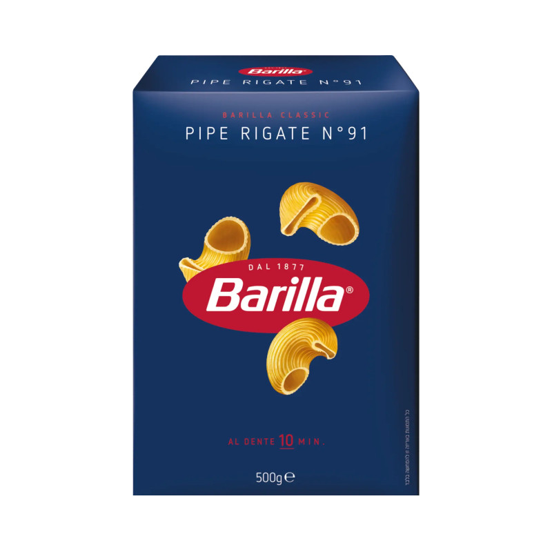 Паста Пипе Ригате 91 "Pipe Rigate Barilla" фасовка 0.5 kg купить в ...