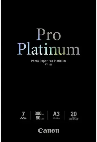 Фотобумага Canon Pro Platinum Photo Paper PT-101 А3+, 20 л (ID ...