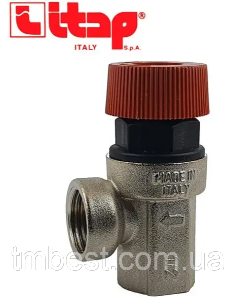 Запобіжний клапан Itap 1/2" В В 3 BAR Італія (ID#334002582), ціна: 176. ...