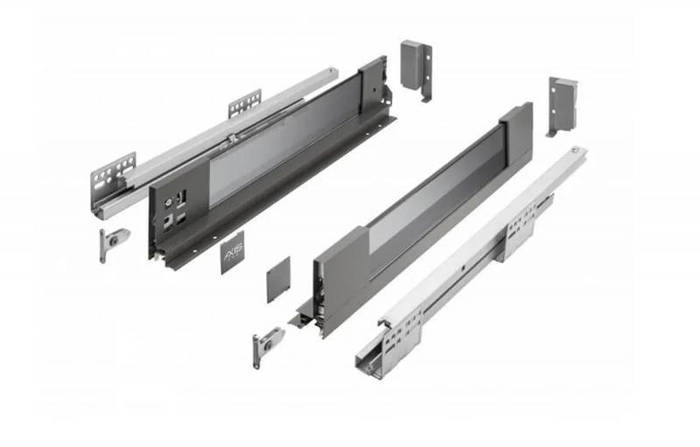 Axis Pro GLASS Висувна шухляда графіт L-450мм H-86мм низький-А PB ...