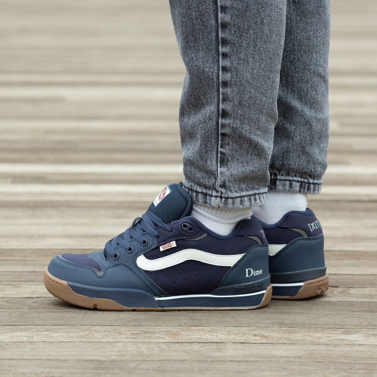 Кроссовки Vans Rowley XLT x Dime Blue White Gum / Ванс Роули ХЛТ Дайм Гам Синие с Белым: продажа ...