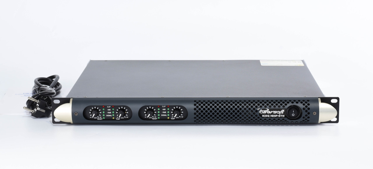 Цифровой усилитель мощности (4Х700Вт) Powersoft - M28Q HDSP+ETH (ID ...