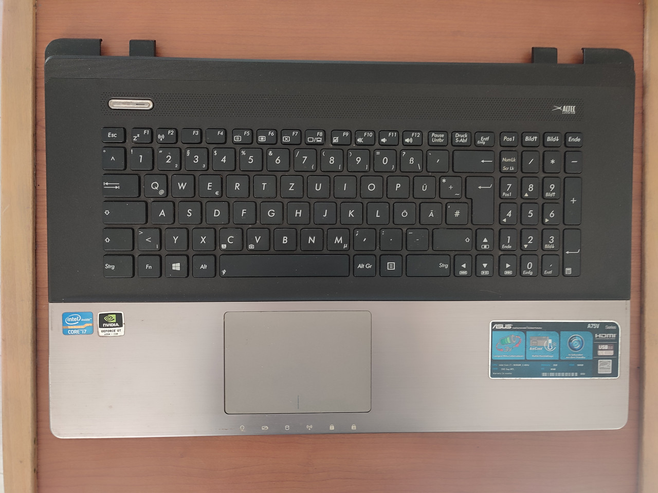 Средняя часть корпуса топкейс Asus A75V (ID#2385909252), цена: 850 ...