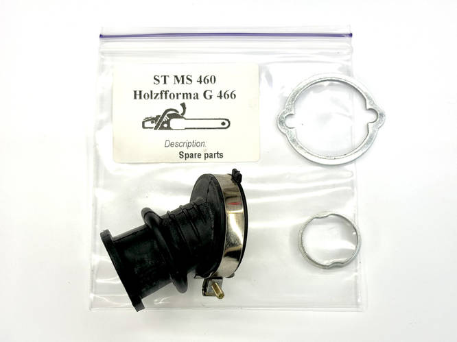 Перехідник карбюратора для HOLZFFORMA G 466+обтискне кільце+втулка ...