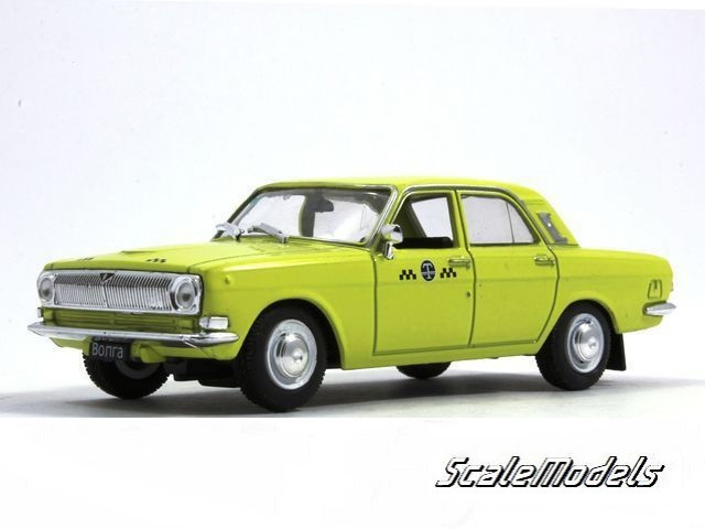 Масштабна модель ГАЗ-24-01 «Волга» Таксі (2005). Автомобіль на службі ...