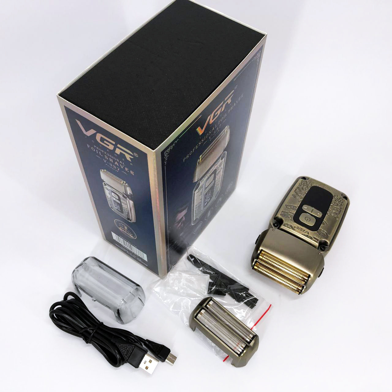 Профессиональный триммер с насадками VGR V-337, Многофункциональная машинка для YZ-606 стрижки ...