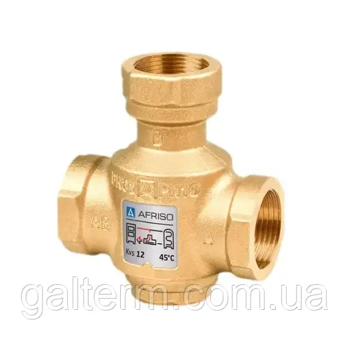 Трехходовой термосмесительный клапан Afriso ATV 553 DN32 45° (Rp ø1'1/4 ...