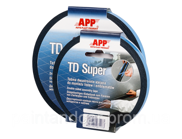 APP Лента двусторонняя клеящаяся TD Super 12мм*10м (040822) (ID#2386744133), цена: 138 ₴, купить ...