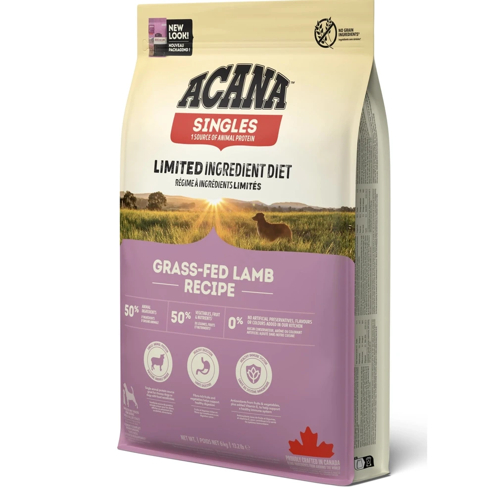 Acana Grass-Fed Lamb (31/15) для собак всіх порід і вікових груп 17 кг, ціна: 7780.80 ₴, купити ...