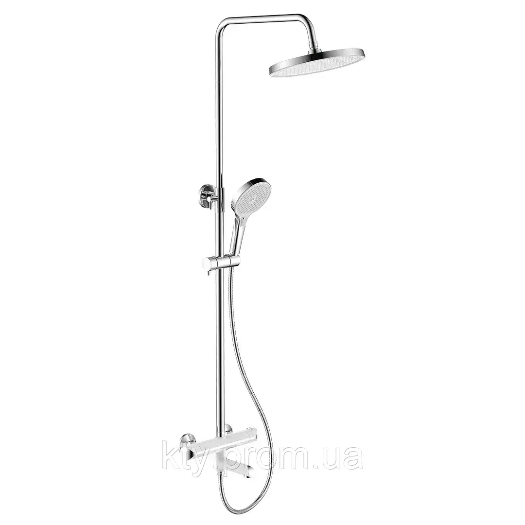 Душевая система с термостатом Gappo G2403-58, белый, цена: 14087 ₴, купить на Prom.ua